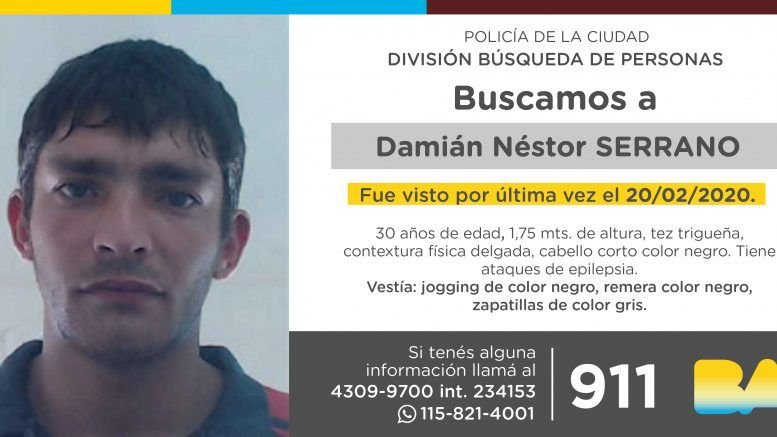 La Policía solicita colaboración en la búsqueda de Damián Néstor ...